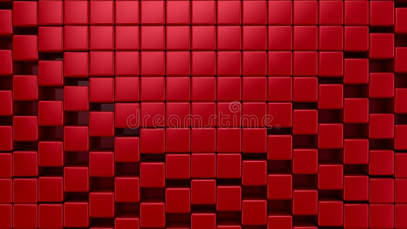 Cubes Form a Wave stock video. Video of cube, shape - 176830467