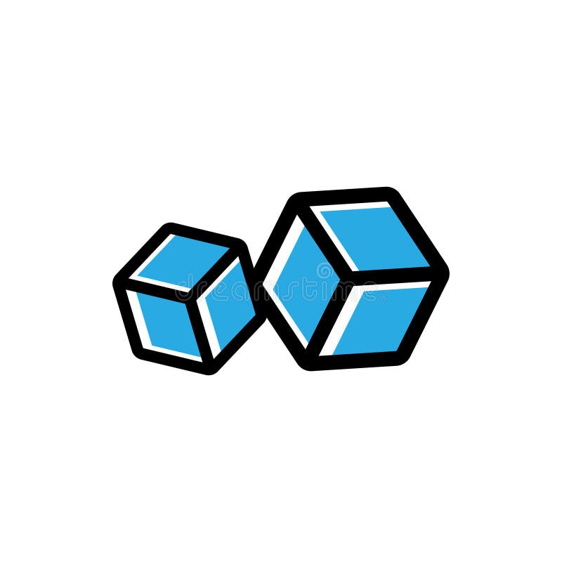 Cubes Graphic Design Template Vector Isolated Stock Vector ...