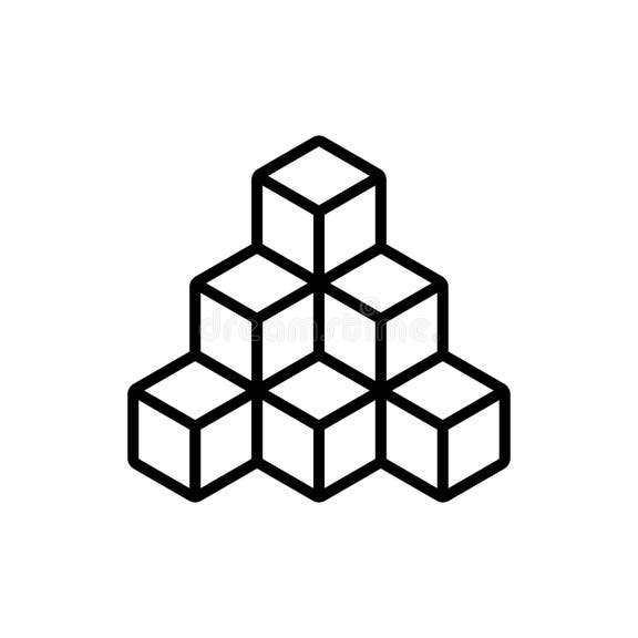 Cubes Graphic Design Template Vector Isolated Stock Vector ...