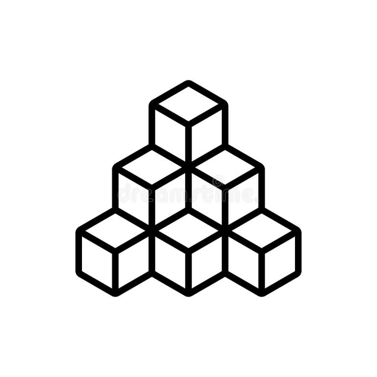 Cubes Graphic Design Template Vector Isolated Stock Vector ...