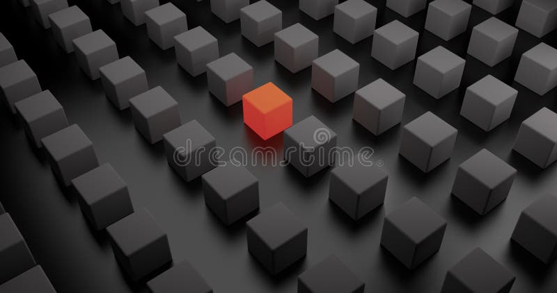 Cubes stock illustration. Illustration of digital, concept - 43493945