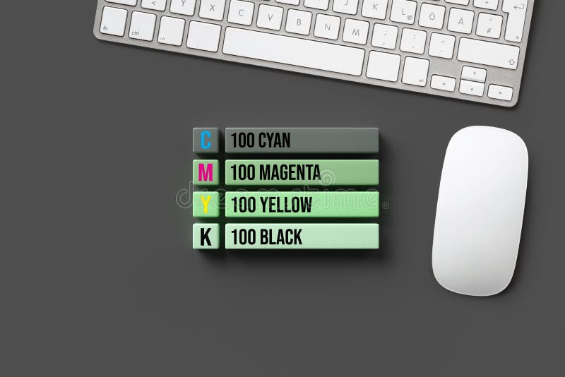 Cmyk colors stock image. Image of dripping, creativity - 43749939