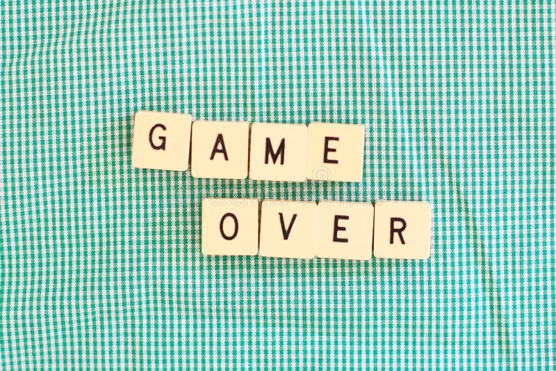Arcade Game Game Over stock photo. Image of activated - 34470622