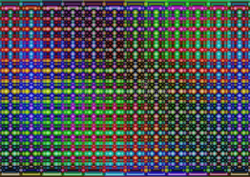 Cubes neon pattern 1 stock illustration. Illustration of glowing ...