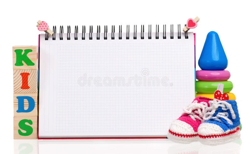 Cubes with note stock photo. Image of information, kids - 60624114