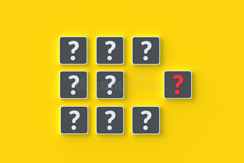 Cubes with Question Symbols. Correct Answer. Incorrect Question. Faq ...