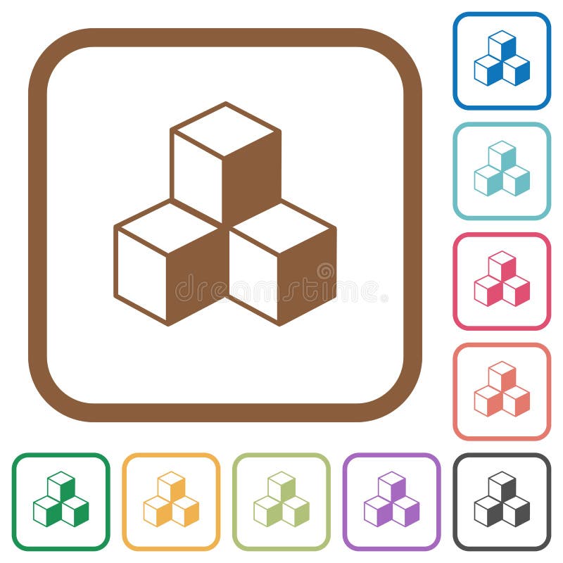 Rounded Cubes Stock Illustrations – 589 Rounded Cubes Stock ...