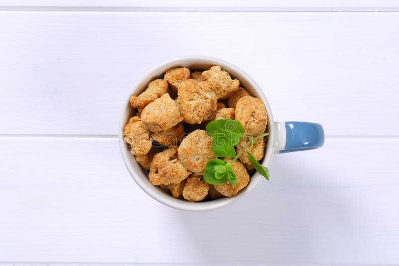 Cubes of soy meat stock image. Image of hard, food, soya - 98277979