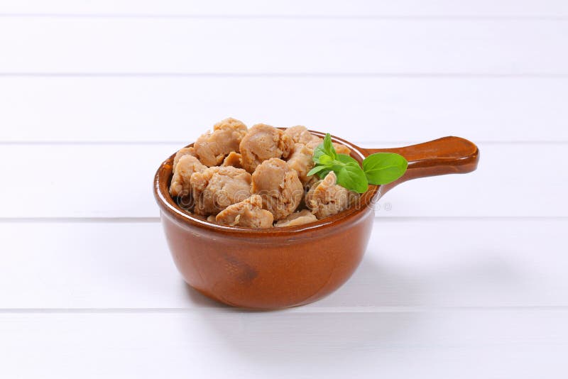 Cubes of soy meat stock photo. Image of vegan, cooked - 98278054