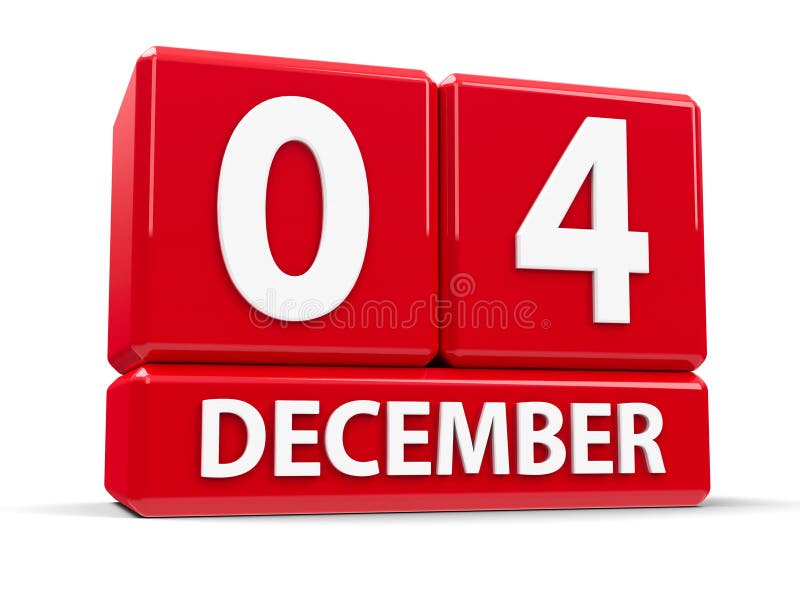 Cubes 4th December stock illustration. Illustration of icon - 166037311