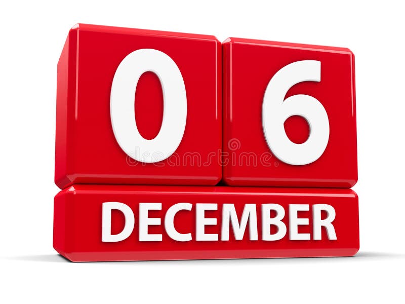 Cubes 6th December stock illustration. Illustration of sign - 166037264