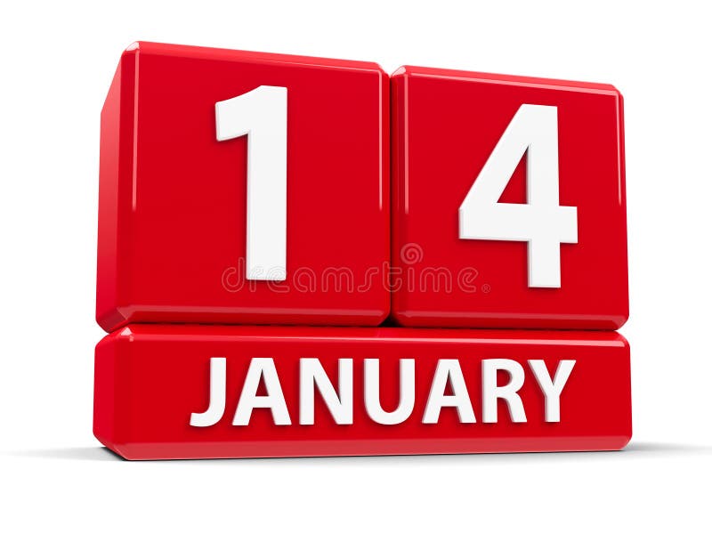 Cubes 14th January stock illustration. Illustration of dimensional ...