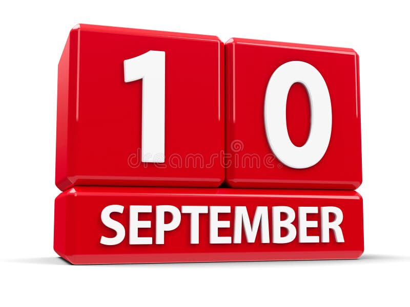 Cubes 10th September stock illustration. Illustration of cubes - 97953913