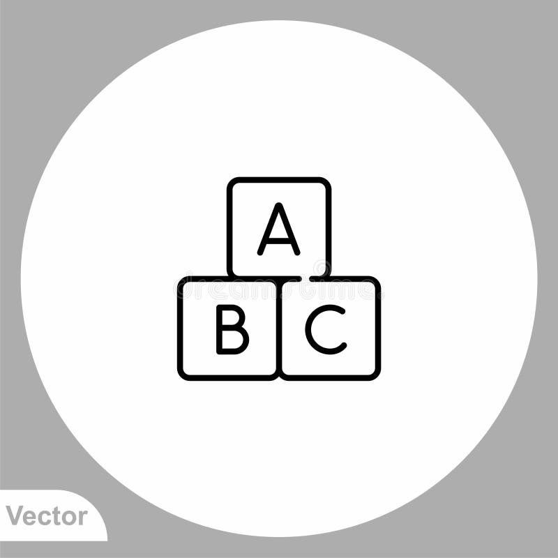 Cubes Vector Icon Sign Symbol Stock Vector - Illustration of cube ...