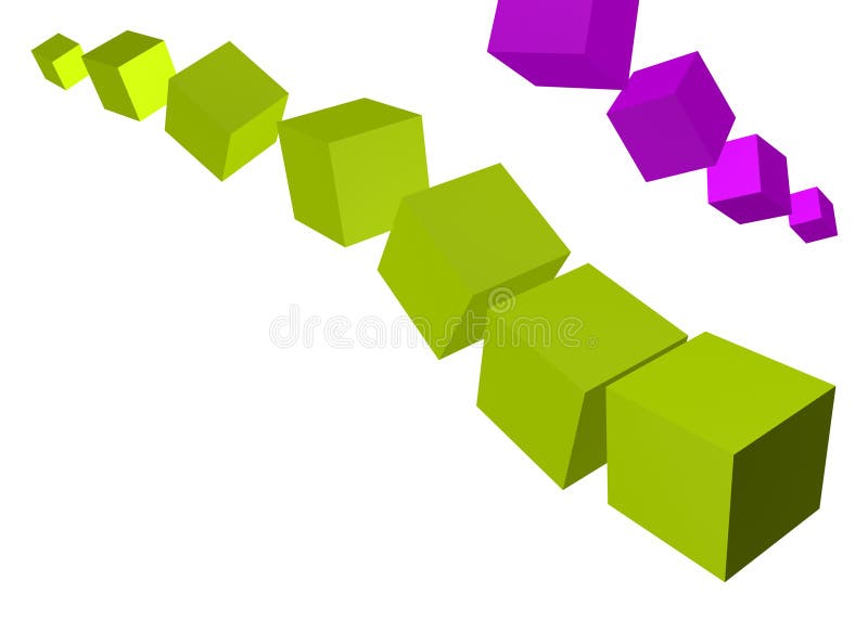 Cubi 3D illustrazione di stock. Illustrazione di estratto - 31147