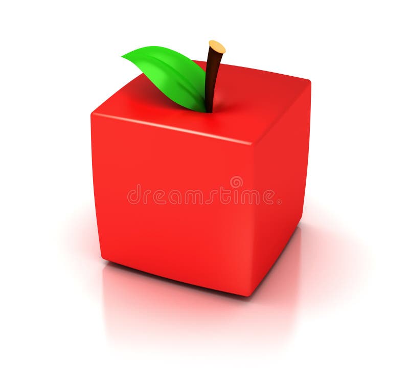 Juicy Apple Polygon . Vector Stock Vector - Illustration of design ...