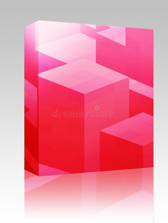 Cubic blocks box package stock illustration. Illustration of cube - 9575425