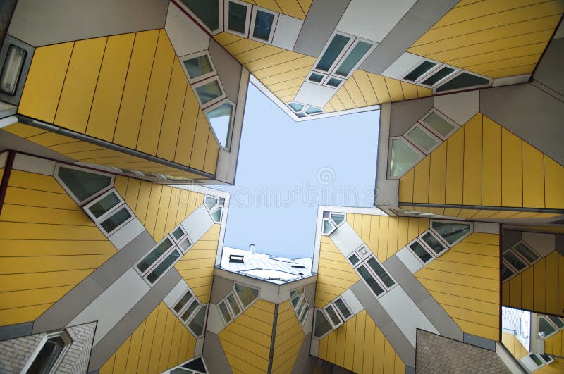 Cubic houses at Rotterdam stock image. Image of holland - 28720779