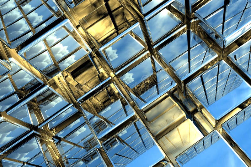 Cubic space division stock vector. Illustration of erection - 4913261