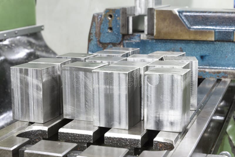 Cubic stainless steel stock image. Image of build, square - 49756191