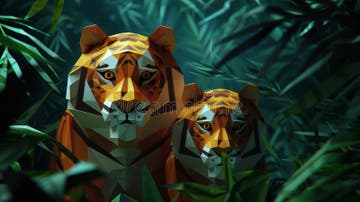 Cubic Tigers Stock Illustrations – 2 Cubic Tigers Stock Illustrations ...