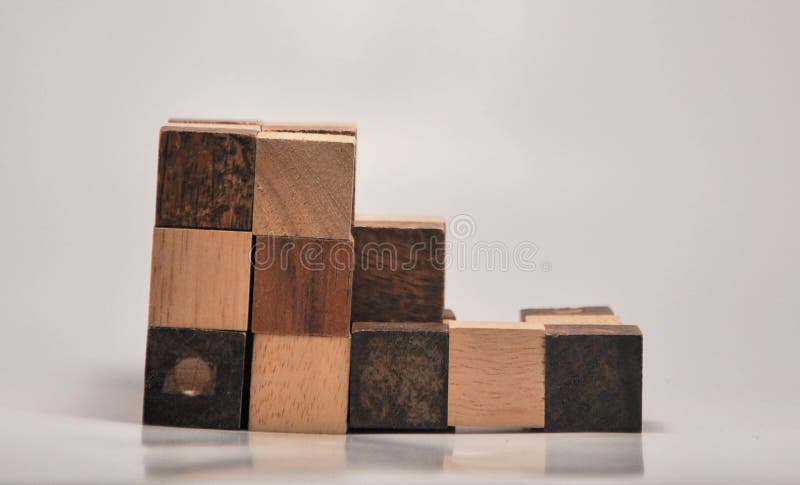 Cubic wood toy stock photo. Image of brain, childhood - 69650616