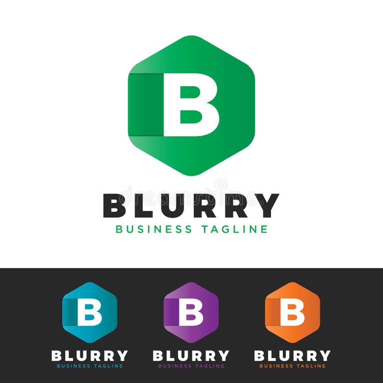 Cubical B Letter Abstract Logo Stock Vector - Illustration of graphic ...