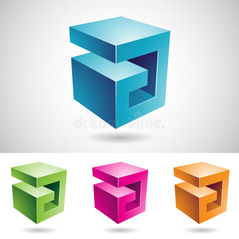 Cubical Shape Stock Illustrations – 4,738 Cubical Shape Stock ...