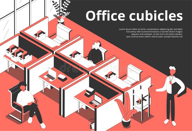 Workplace Cubicles Stock Illustrations – 112 Workplace Cubicles Stock ...