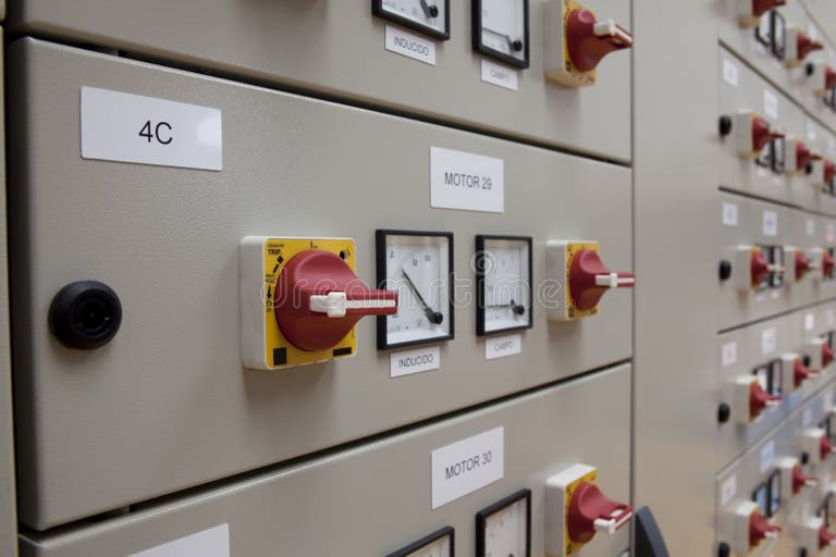 Cubicles electrical panel stock image. Image of industrial - 11277119
