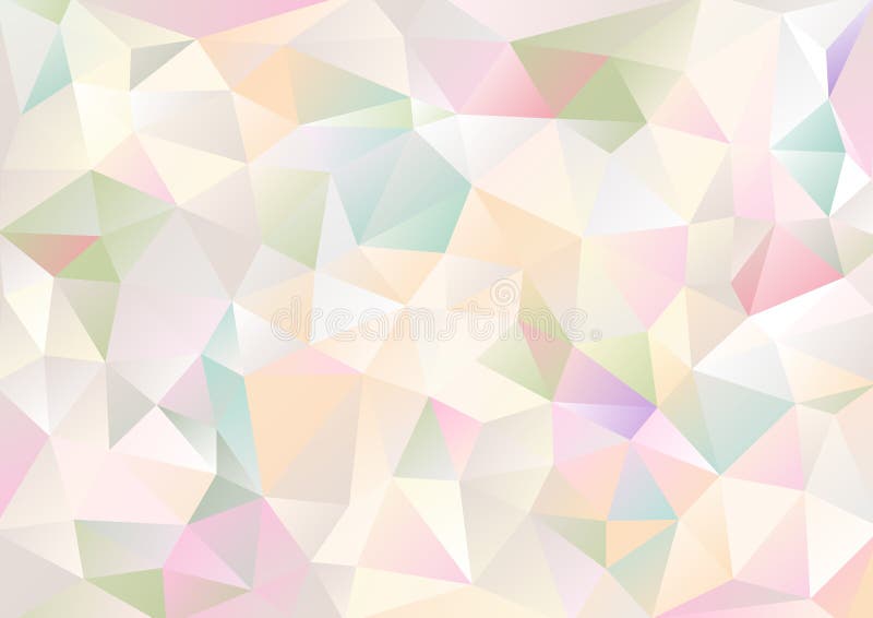 Cubism Background Pale And Bitter Multicolor Stock Vector ...