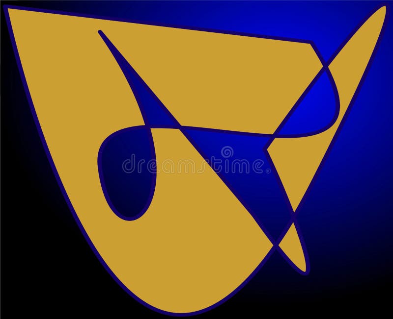 Cubism style draw stock illustration. Illustration of geometric - 176326098