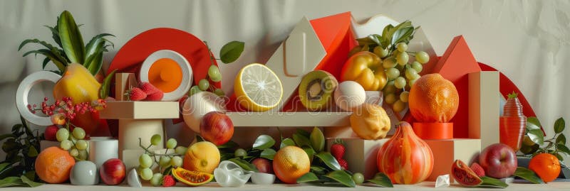 A Cubist Interpretation of a Traditional Still Life with Twisted and ...