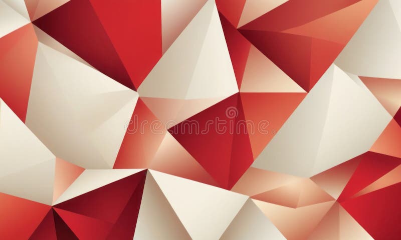 Cubist Shapes in Red Antique White Stock Image - Image of gradient ...