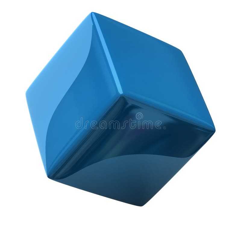 Cubo Azul 3d