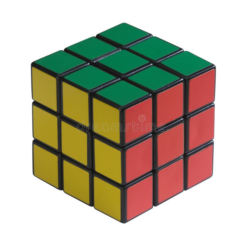 Cubo di Rubik immagine editoriale. Immagine di taglio - 15738775