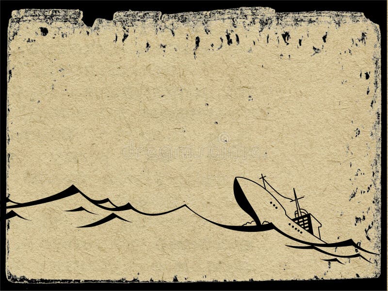 Cubo En Transportado Por Mar Stock de ilustración - Ilustración de ...