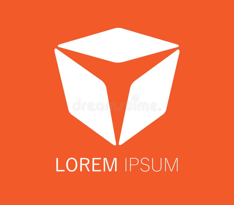 Cubo Logo Design illustrazione di stock. Illustrazione di elemento ...