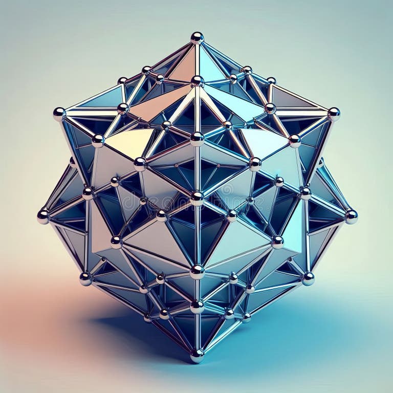 Cuboctahedron a Polyhedron with Triangular Faces and Square Face Stock ...