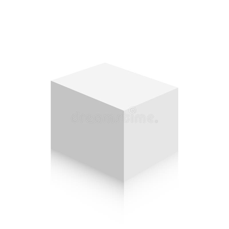 Cuboid Vector Illustration. 3d Cuboid Icon Image Stock Vector ...