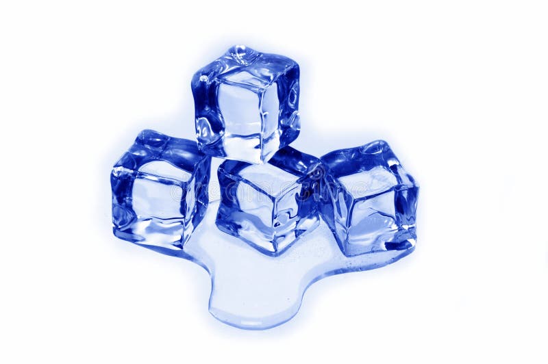 Cubos de gelo foto de stock. Imagem de frio, cubos, quadrados - 10059450