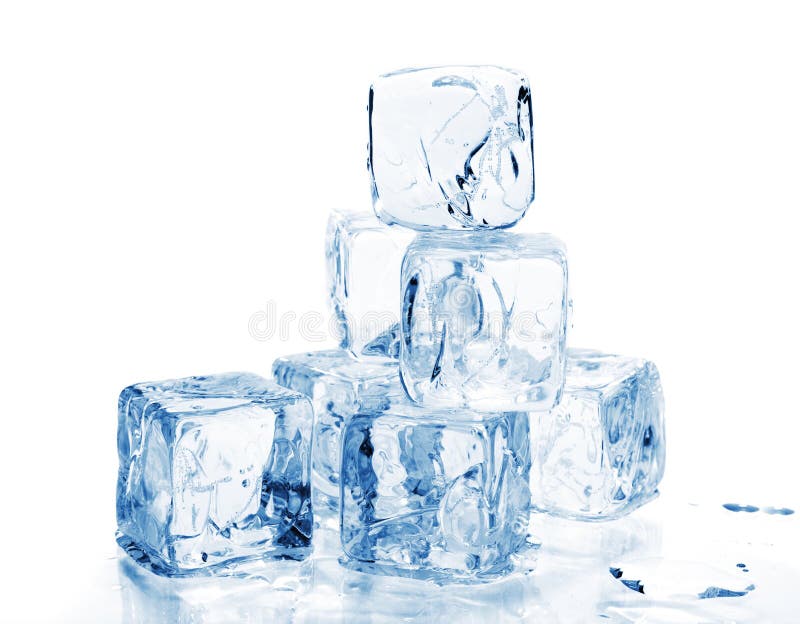 Cubos de gelo foto de stock. Imagem de derretimento, bebida - 3138938