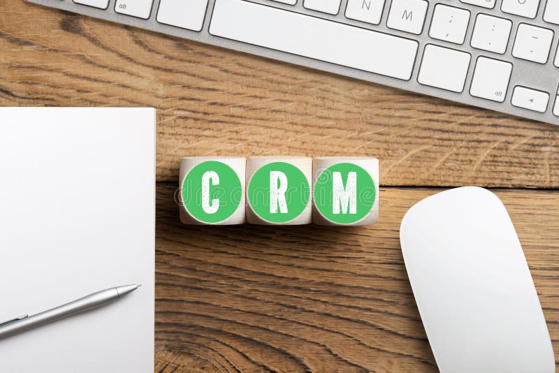Cubos Mostrando a Sigla Crm Imagem de Stock - Imagem de eletrônico ...