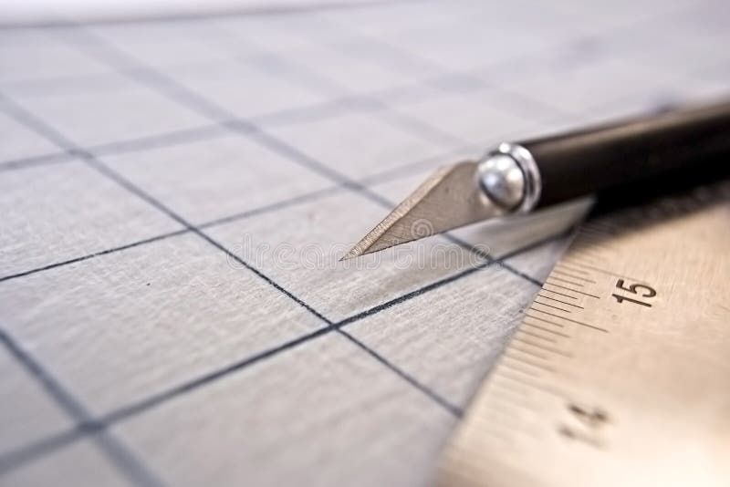 Cuchillo de Exacto foto de archivo. Imagen de tarjeta - 30772762