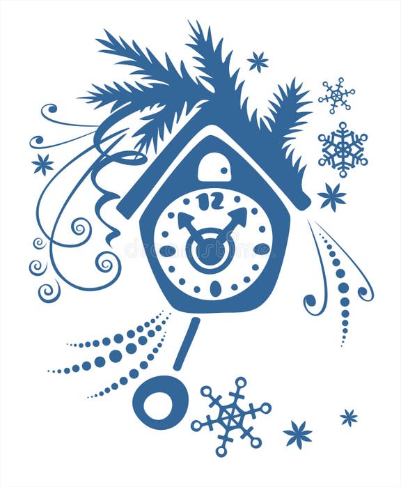 Dark Blue Cuckoo Clock Stock Illustrations – 20 Dark Blue Cuckoo Clock ...