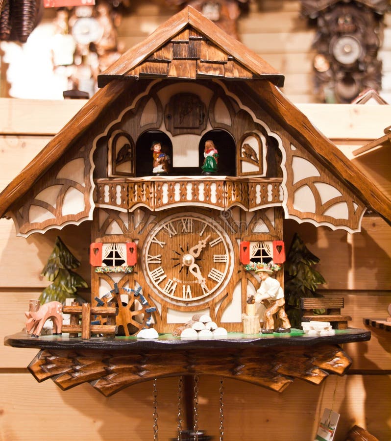 Cuckoo Clock stock photo. Image of region, triberg, architecture - 43579246