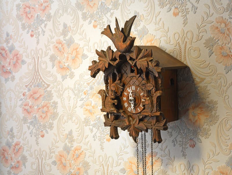 Cuckoo Clock from Black Forest Stock Photo - Image of store, chopping ...