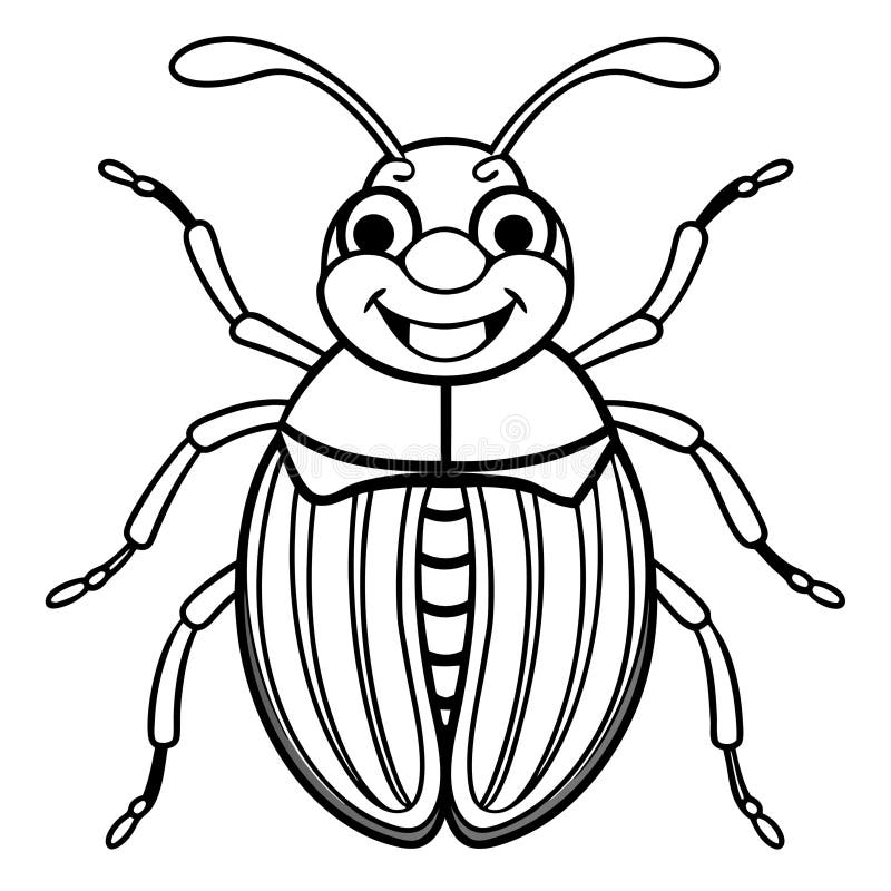 Cucumber Beetle Bug Dancing Icon Vector Stock Vector - Illustration of ...