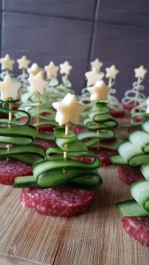 Cucumber christmas trees stock photo. Image of trees - 135411626