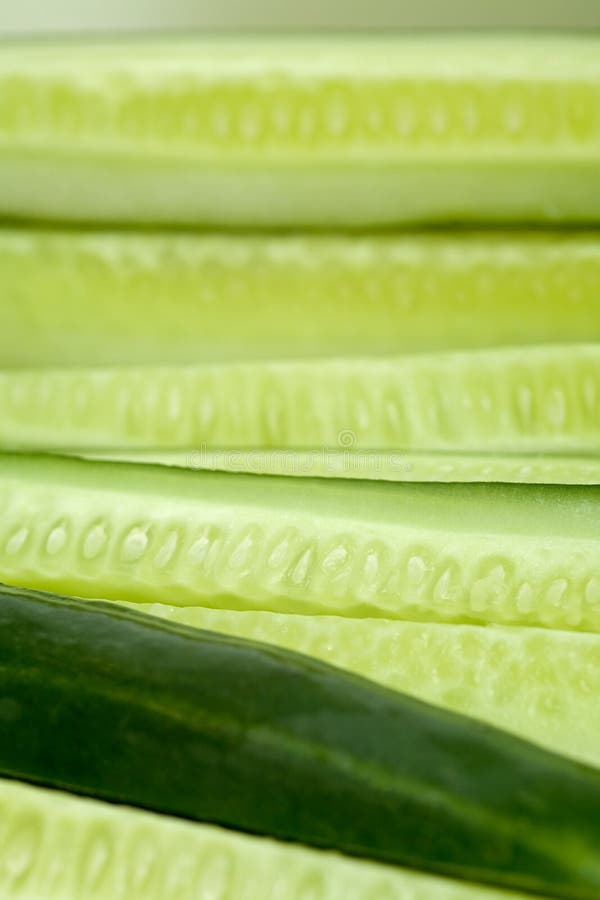 Cucumber Chunks stock photo. Image of green, freshness - 1735398